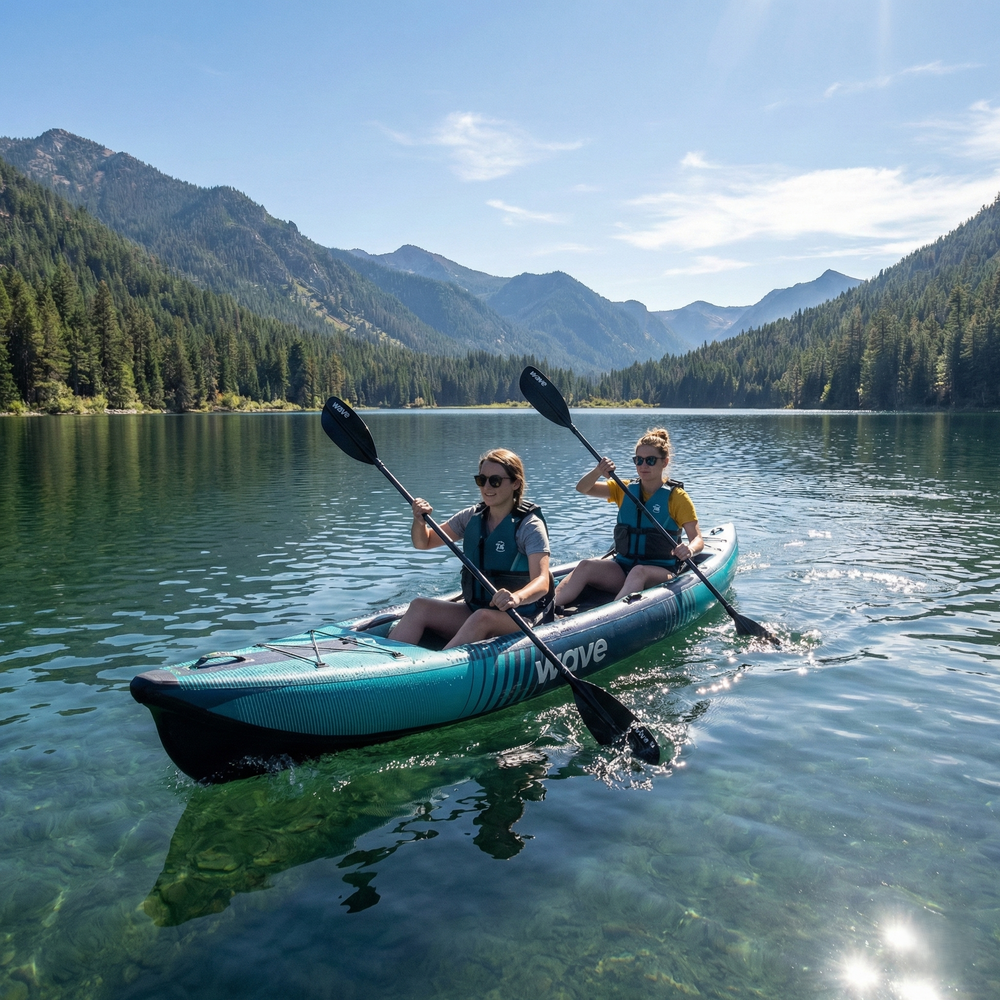 Navigator 3.0 Dropstich 2-Seater Inflatable Kayak | 1-2 Person Kayak ...